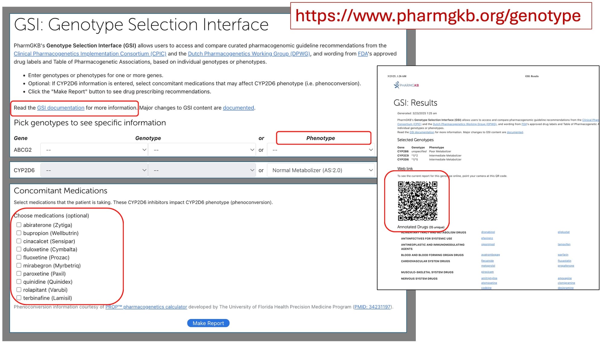 Recent Updates to PharmGKB’s Genotype Selection Interface (GSI) Tool